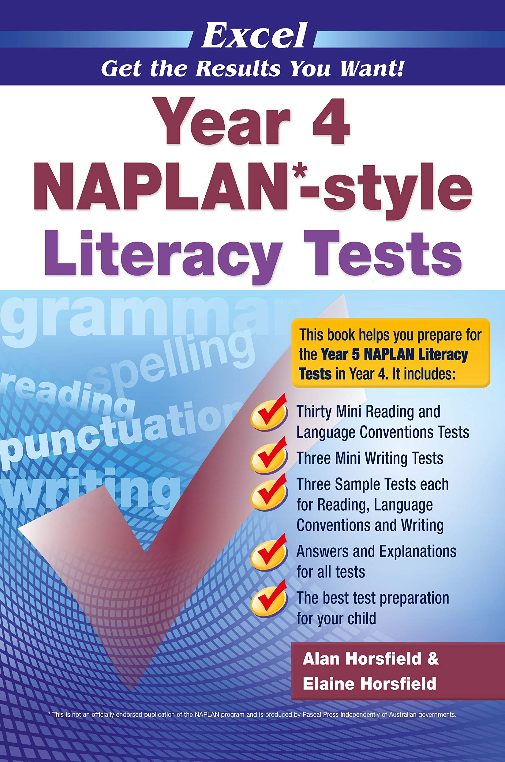 Excel - Year 4 Naplan*-style Literacy Tests by Pascal Press | Goodreads