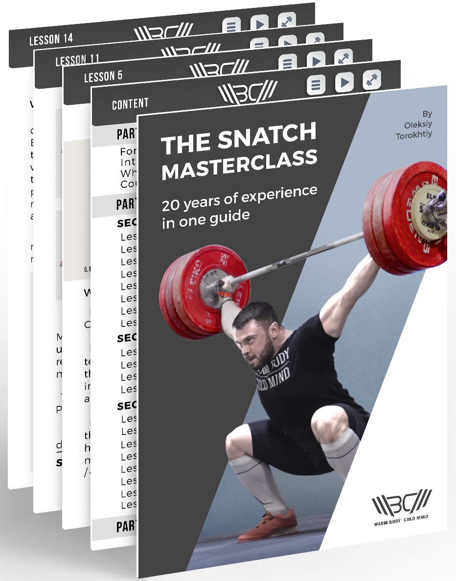 The Snatch MasterClass: Olympic Weightlifting Course for Athletes ...