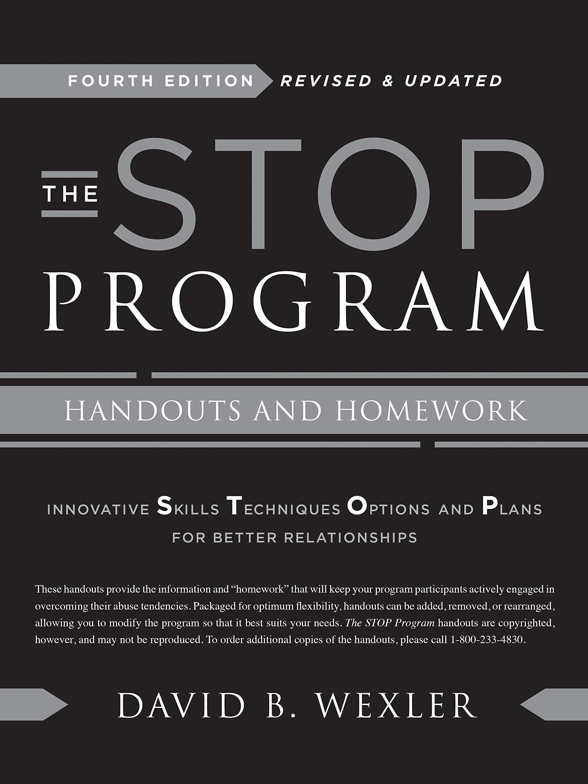 The STOP Program: Handouts and Homework by David B. Wexler | Goodreads