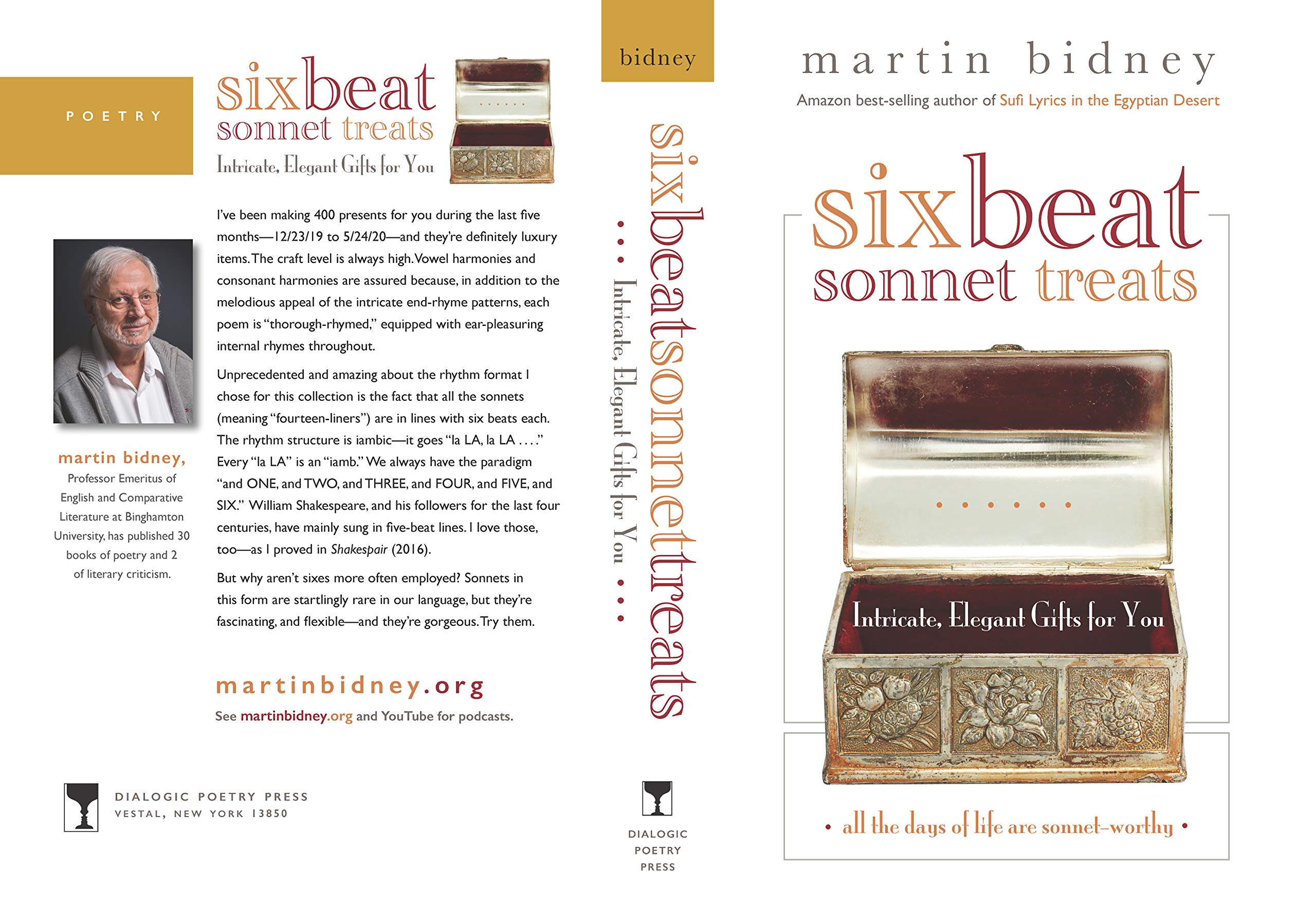Six Beat Sonnet Treats: Intricate, Elegant Gifts for You by Martin ...