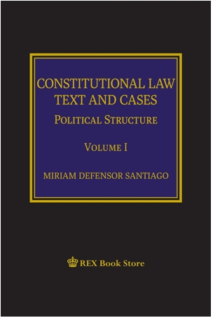 CONSTITUTIONAL LAW TEXT AND CASES : POLITICAL STRUCTURE VOL. I by ...