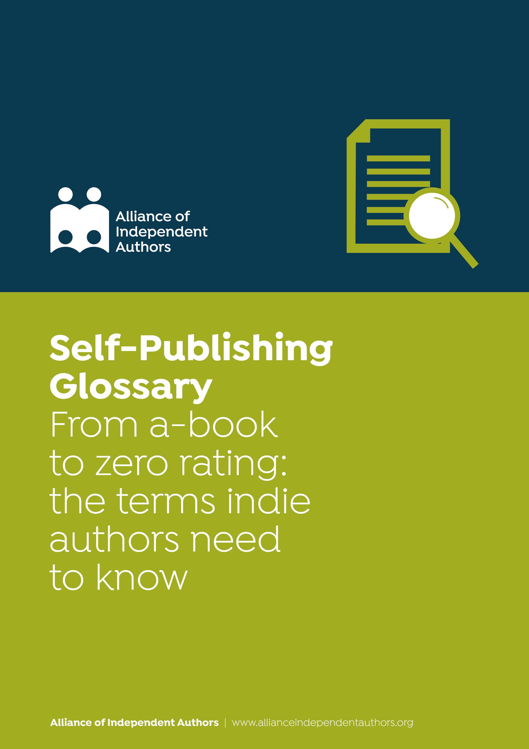 Self-Publishing Glossary: From a-book to zero rating: the terms indie ...