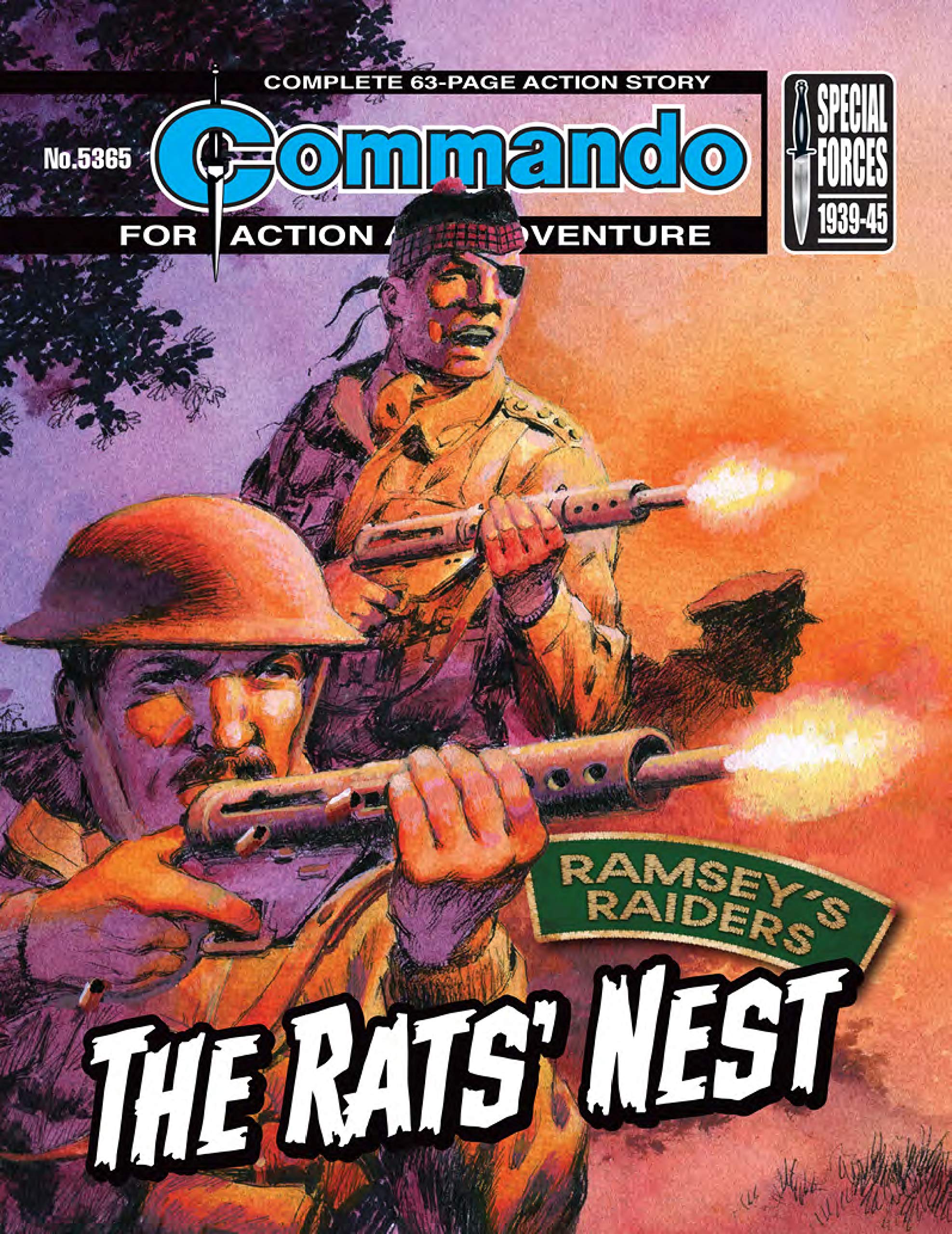 Commando #5365: Ramsey's Raiders: The Rats' Nest by Ferg Handley ...