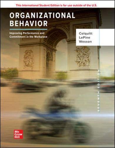 Organizational Behavior? Improving Perfo:rmance and Commitmen by Jason ...