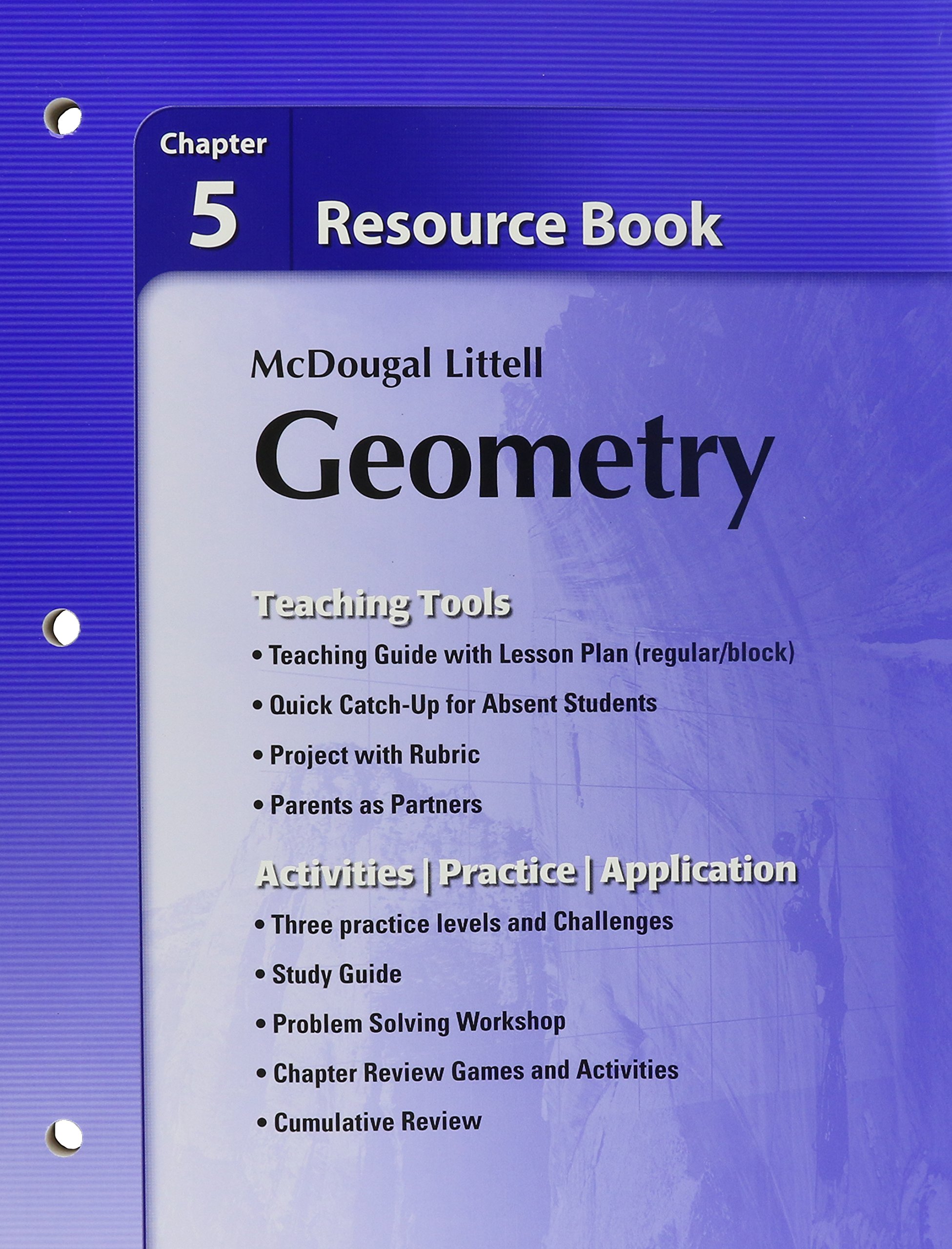 Holt McDougal Larson Geometry: Resource Book: Chapter 5 by McDougal ...