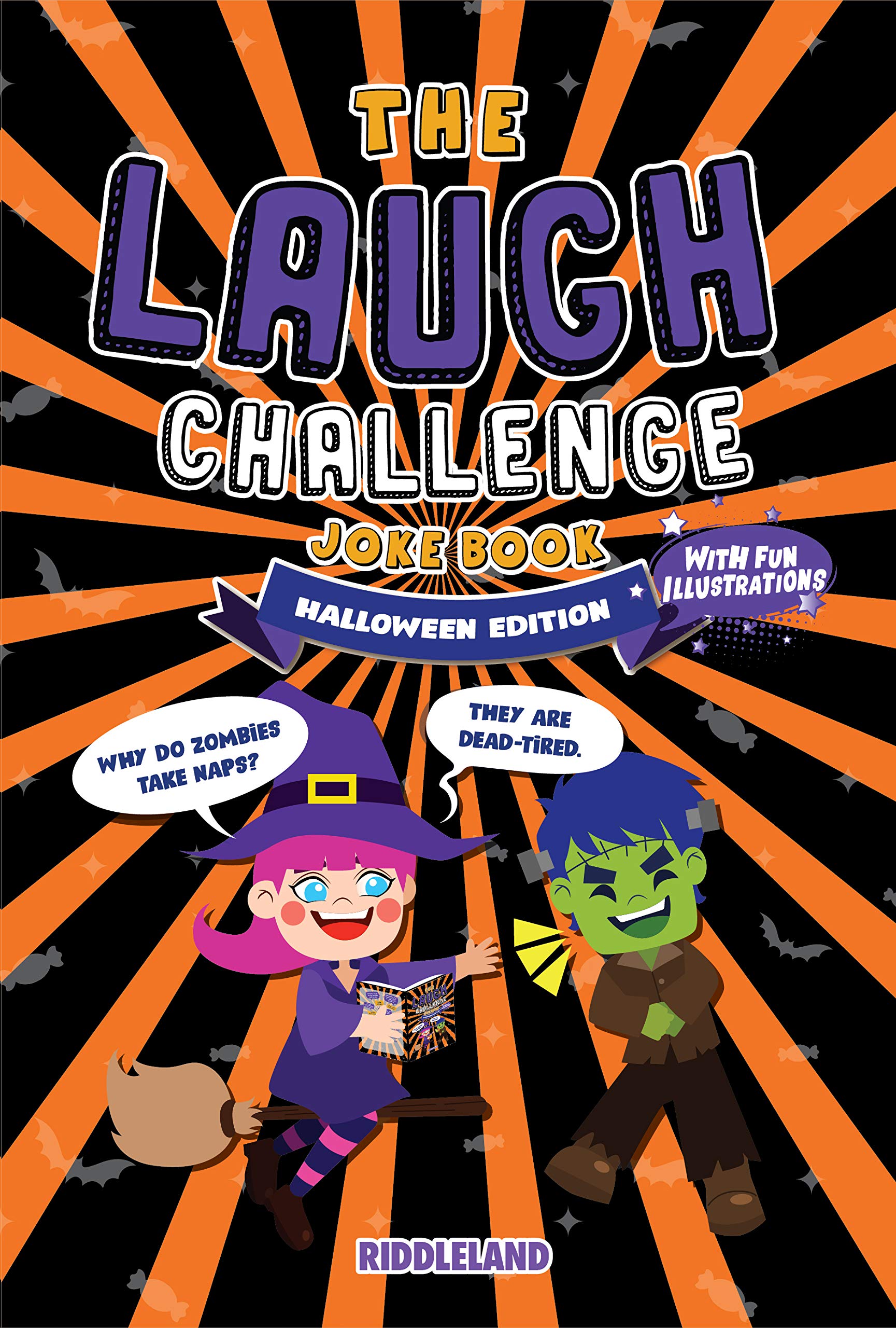The Laugh Challenge Joke Book - Halloween Edition: For Kids and Family ...