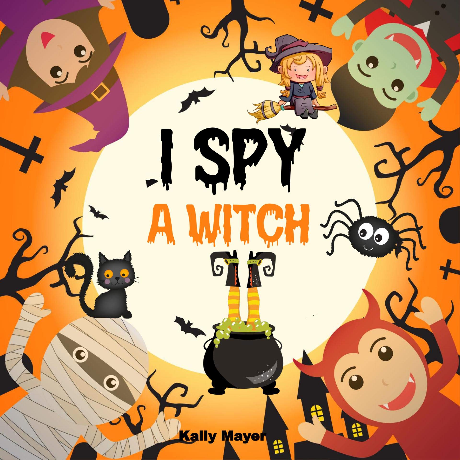 I SPY A WITCH: Halloween Search and Find Guessing Game Picture Activity ...