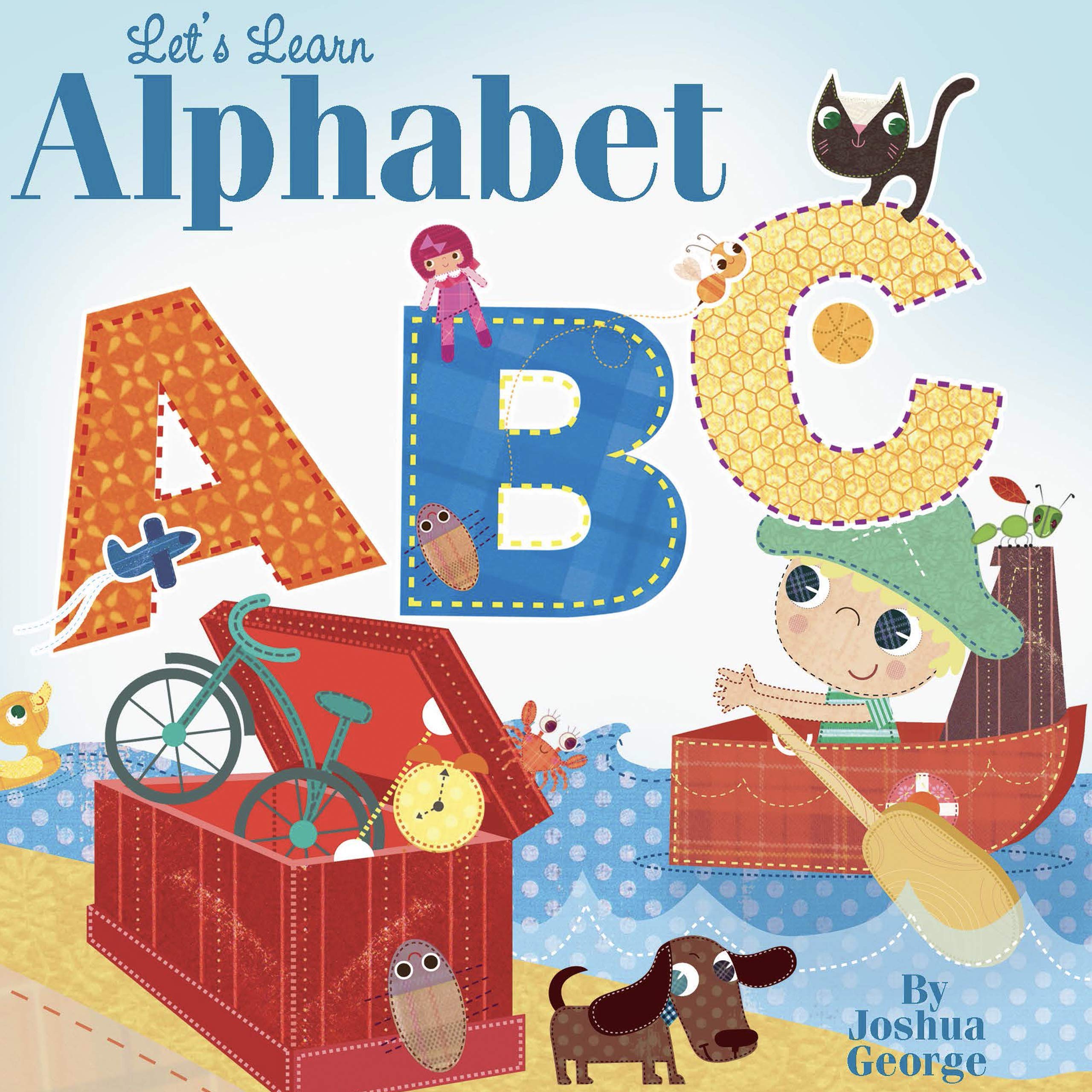 Let's Learn Alphabet ABC - Little Hippo Books - Children's Padded Board ...