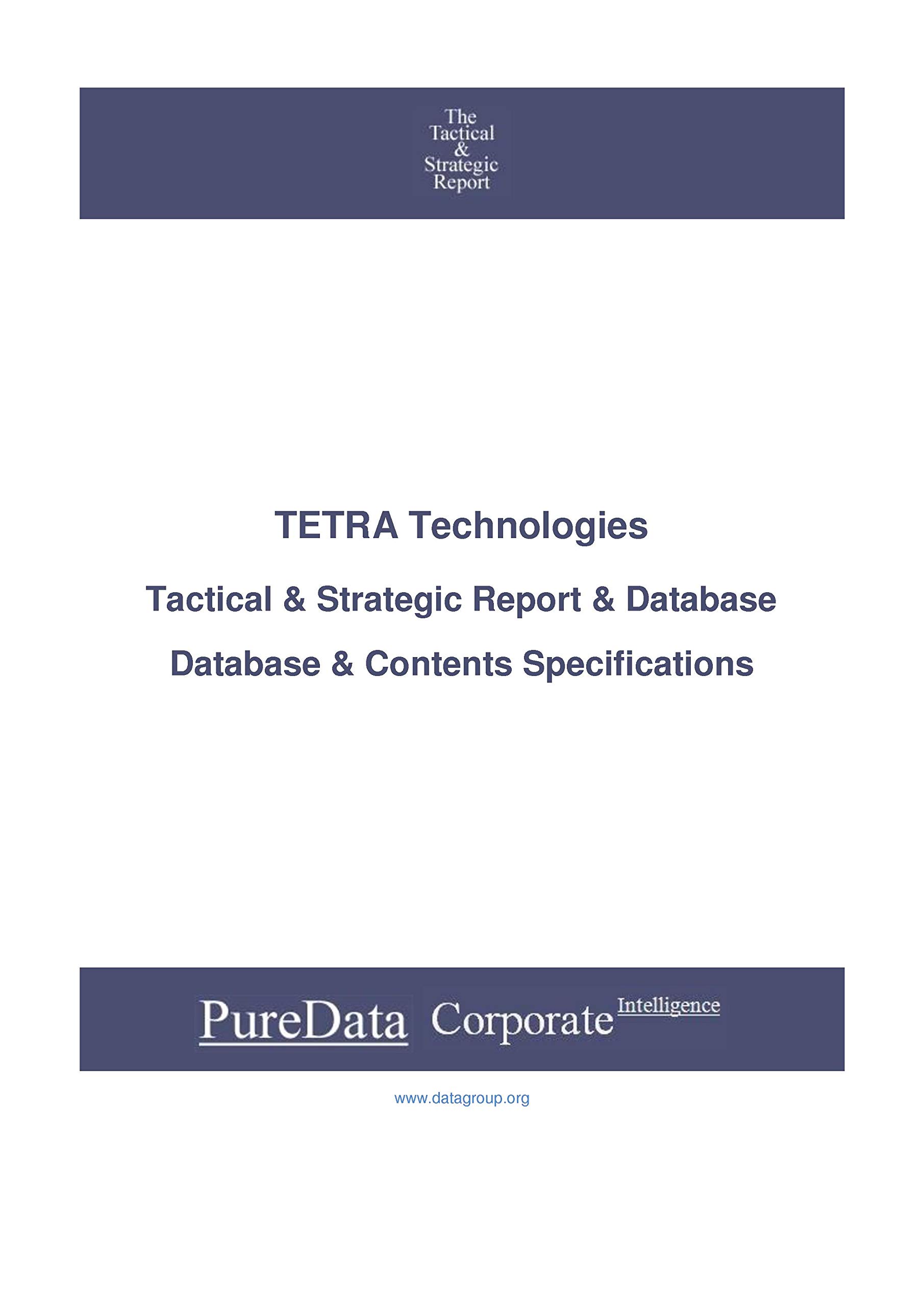 TETRA Technologies: Tactical & Strategic Database Specifications - NYSE ...