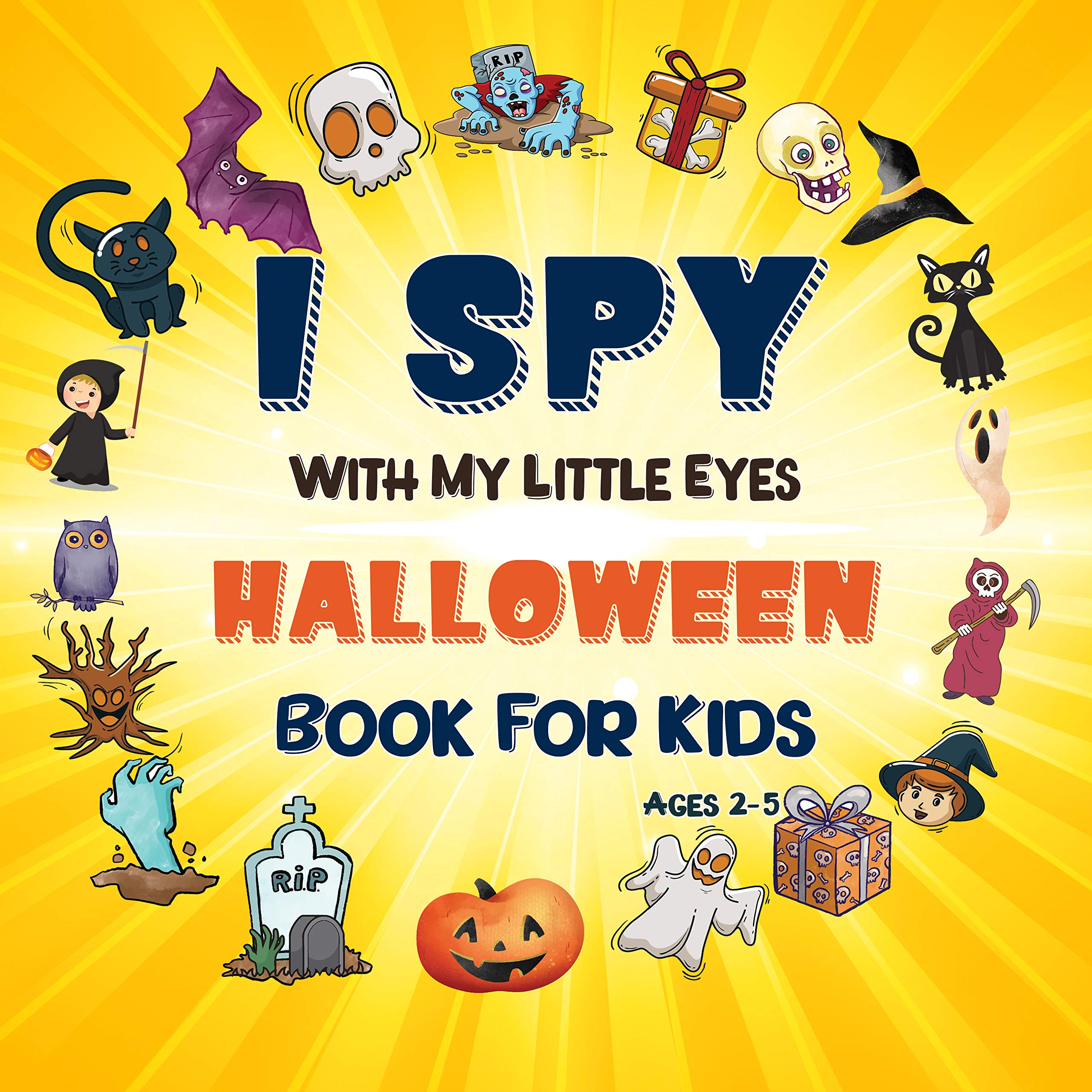 I Spy With My Little Eyes Halloween Book For kids 2-5 by Katherine ...