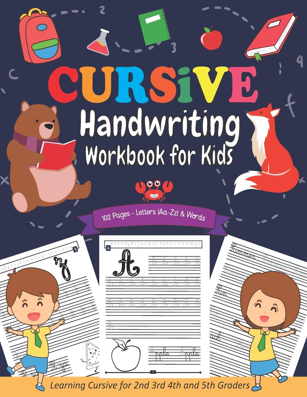 Cursive Handwriting Workbook For Kids Learning Cursive For 2nd 3rd 4th 