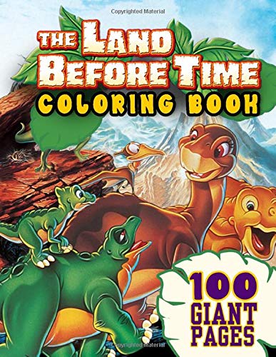 The Land Before Time Coloring Book: Great Coloring Book for Kids and ...