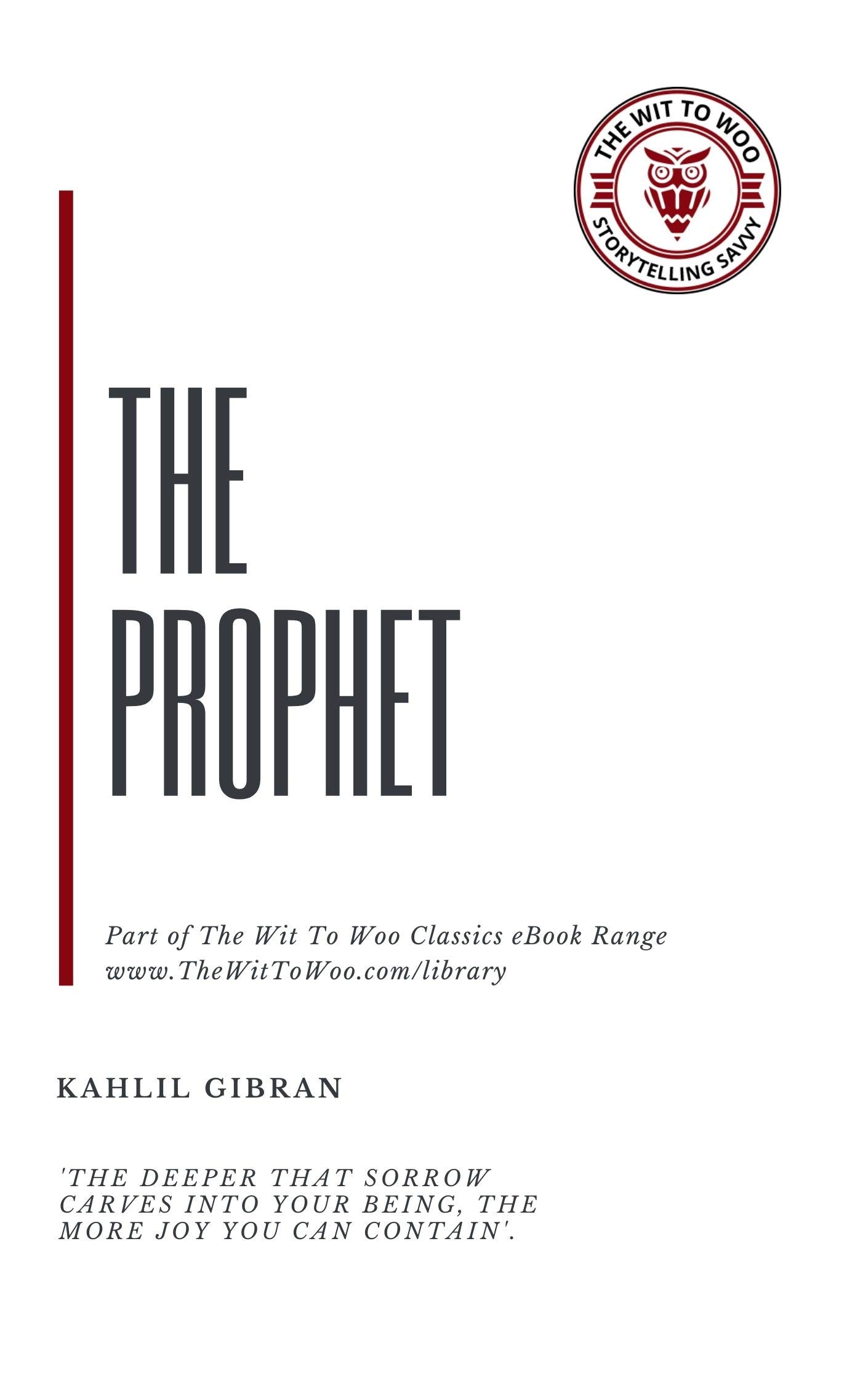 The Prophet (Annotated) by Kahlil Gibran | Goodreads