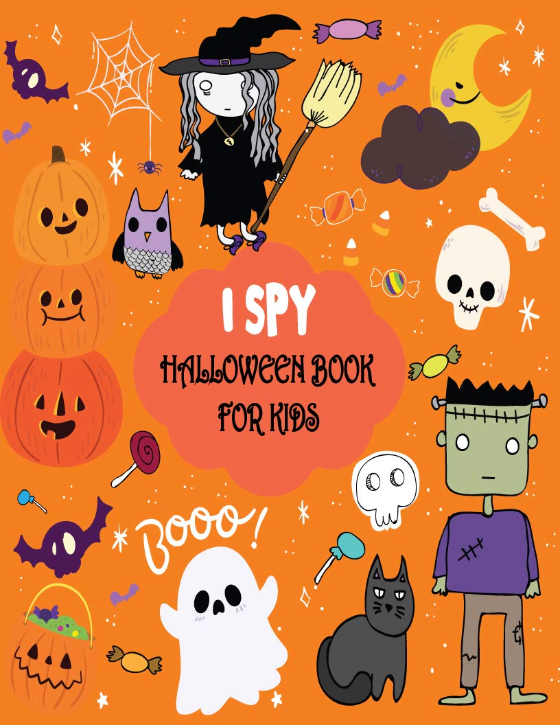 I Spy Halloween Book for Kids: A Fun Activity Spooky Scary Things ...