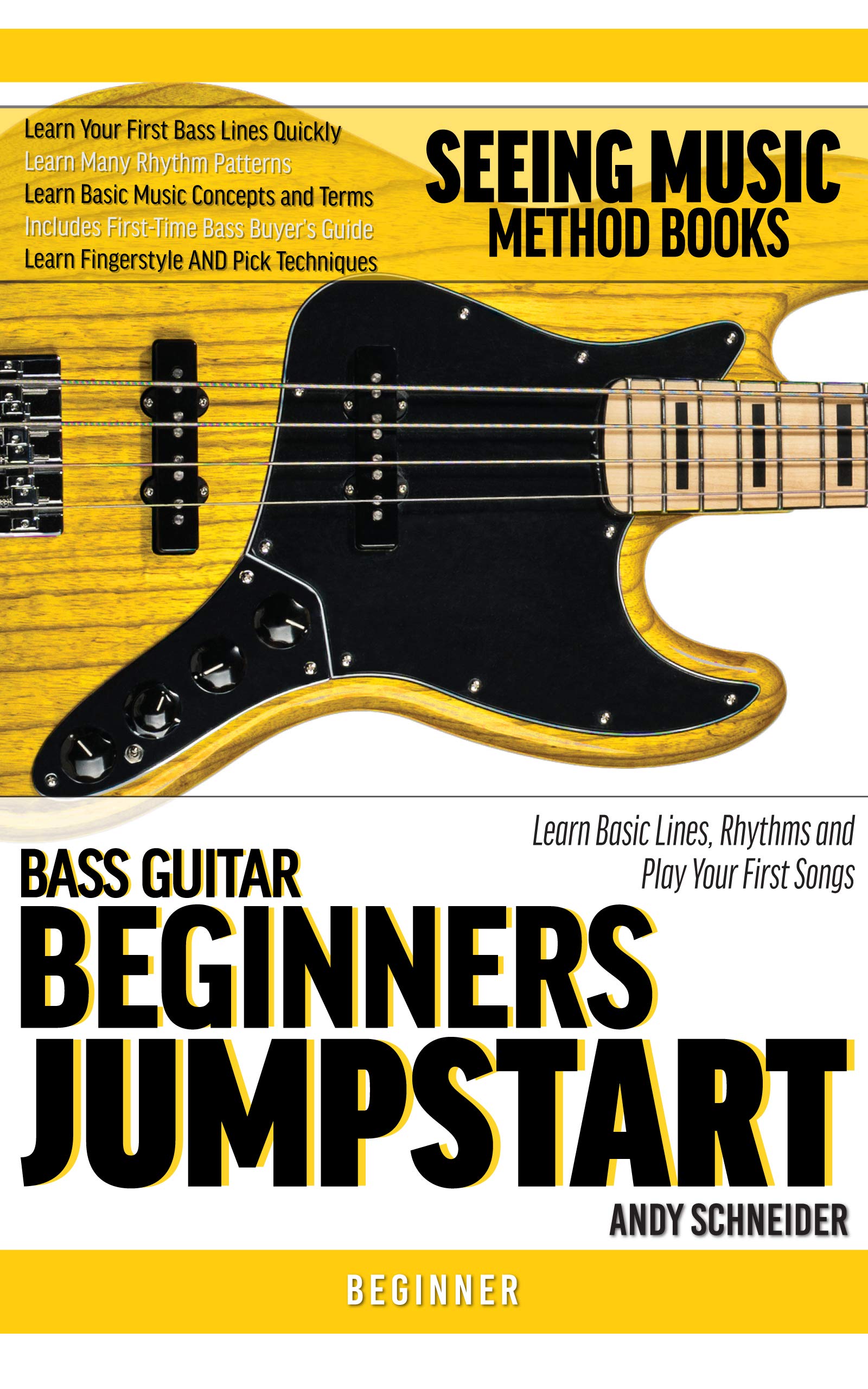 Bass Guitar Beginners Jumpstart: Learn Basic Lines, Rhythms and Play ...