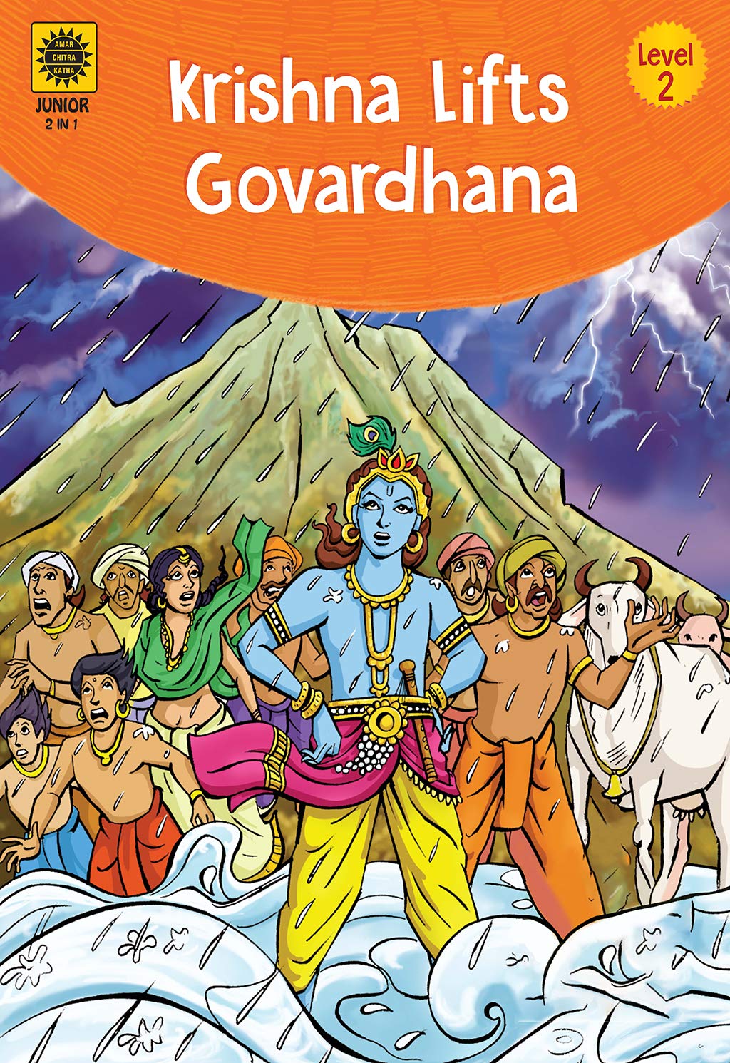 Krishna lifts Govardhana (ACK Junior) by Reena Puri | Goodreads