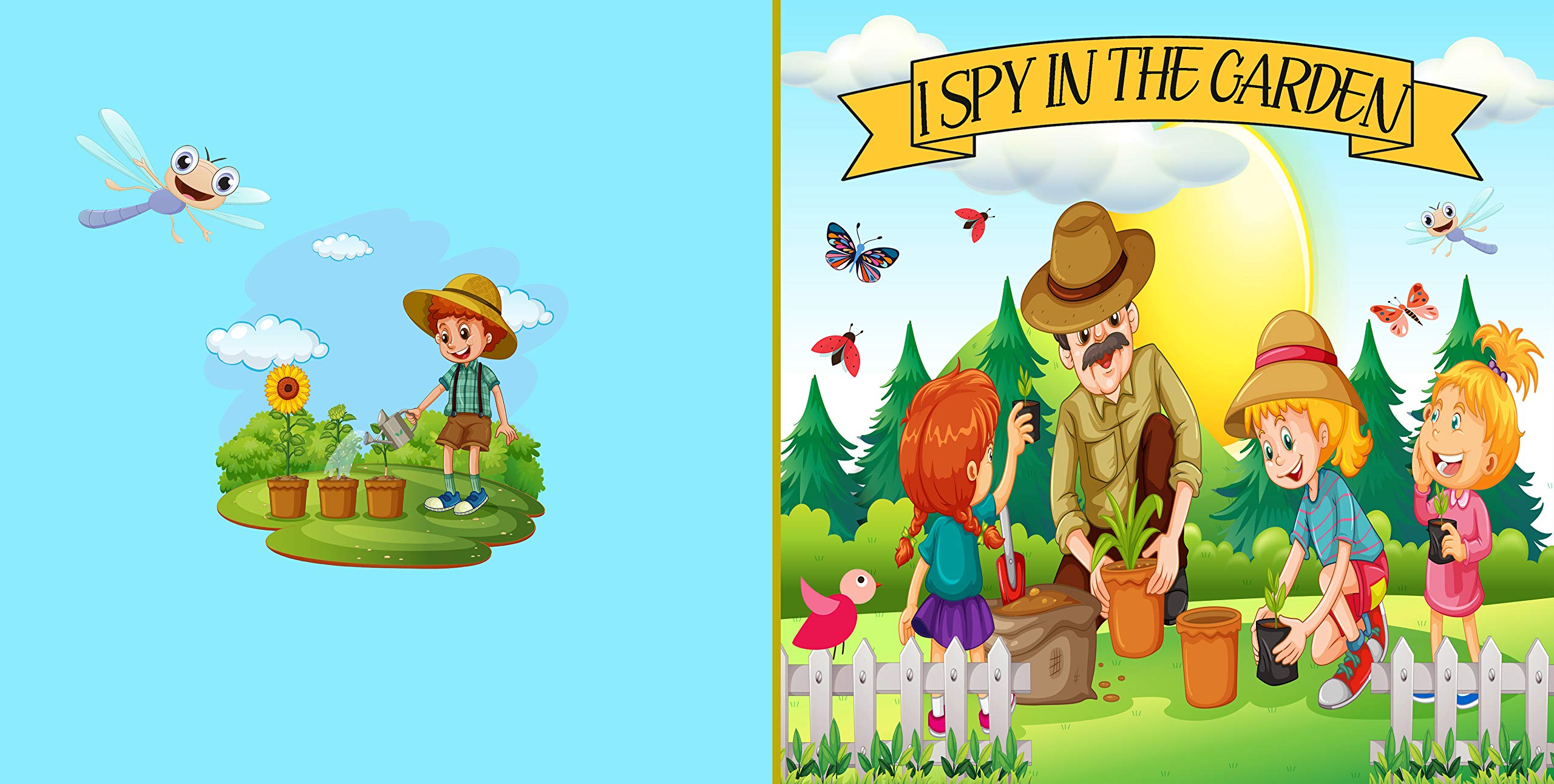 I Spy In The Garden: A Fun Guessing Picture Game for Kids Aged 4-6| An ...