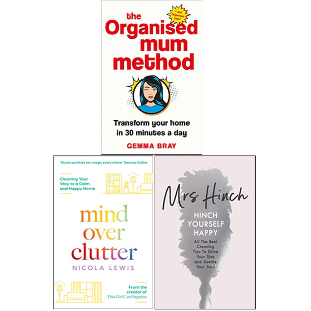 The Organised Mum Method [Hardcover], MIND OVER CLUTTER, Hinch Yourself ...