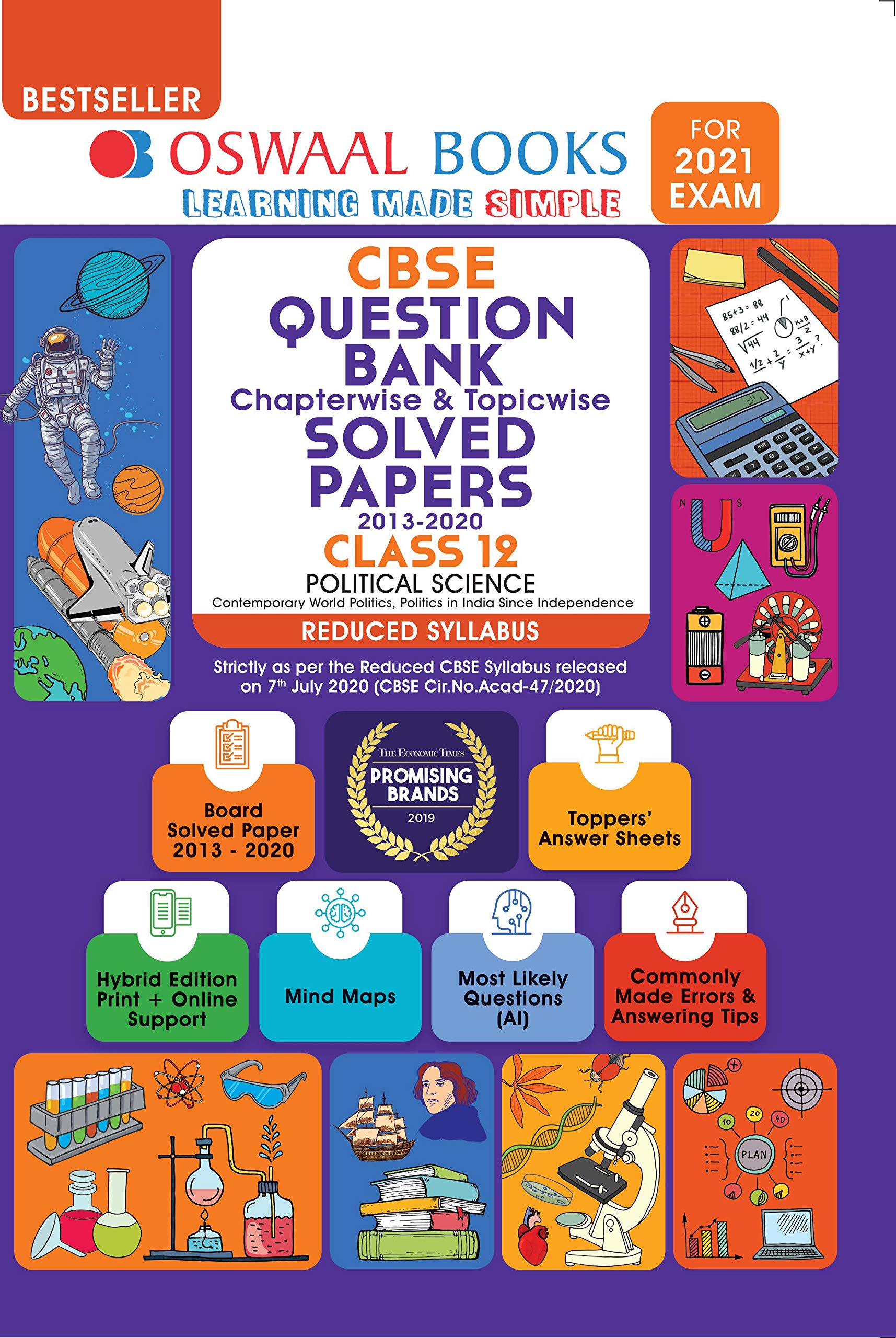 Oswaal CBSE Question Bank Class 12 Political Science Chapterwise ...