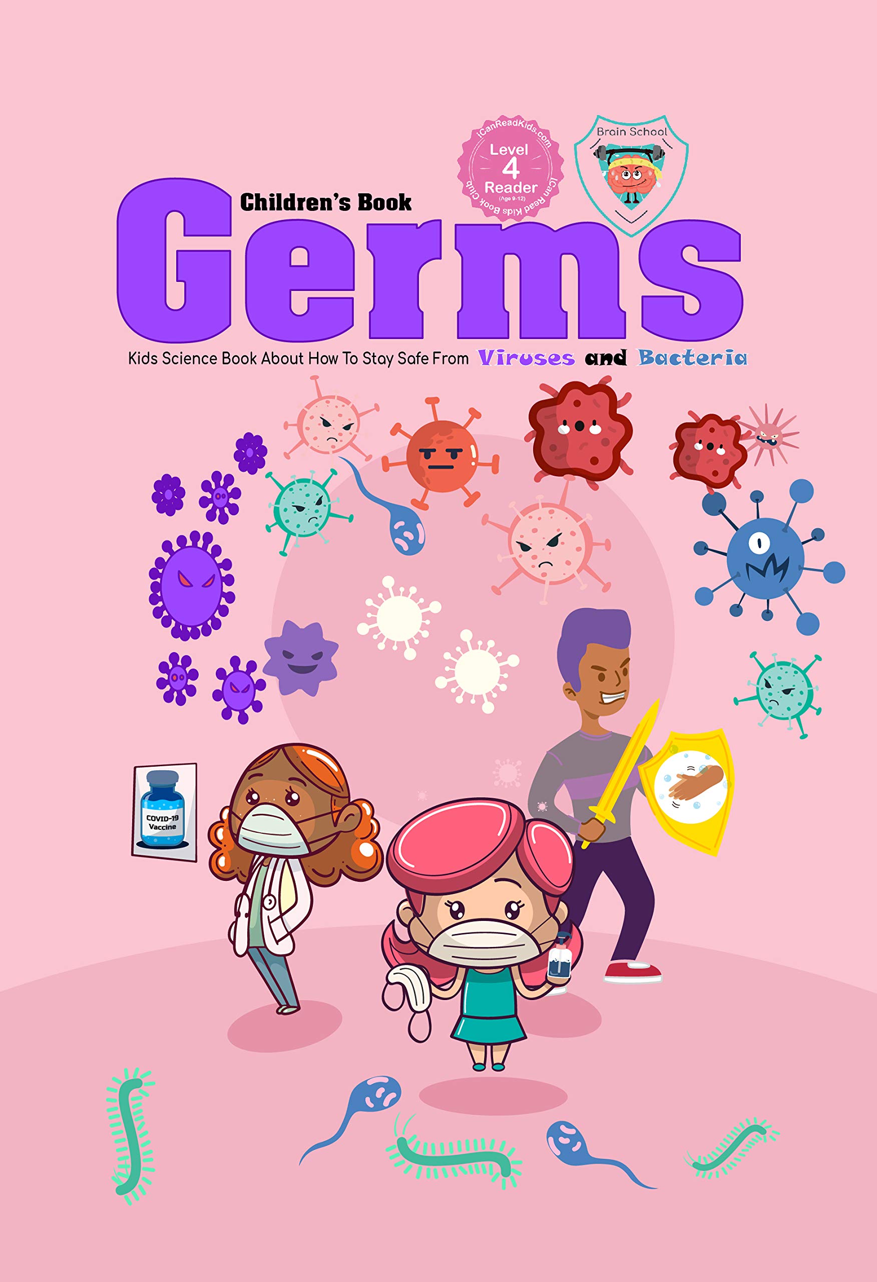 Germs Children's Book: Kids Science Book About How to stay safe from ...