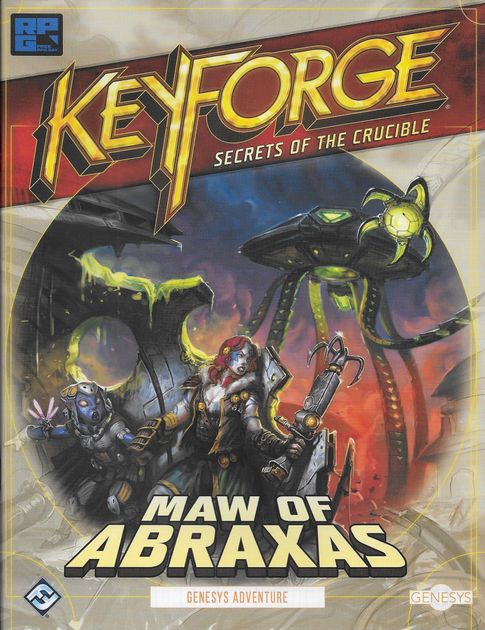Keyforge: Secrets of the Crucible – Maw of Abraxas by Sam Gregor ...