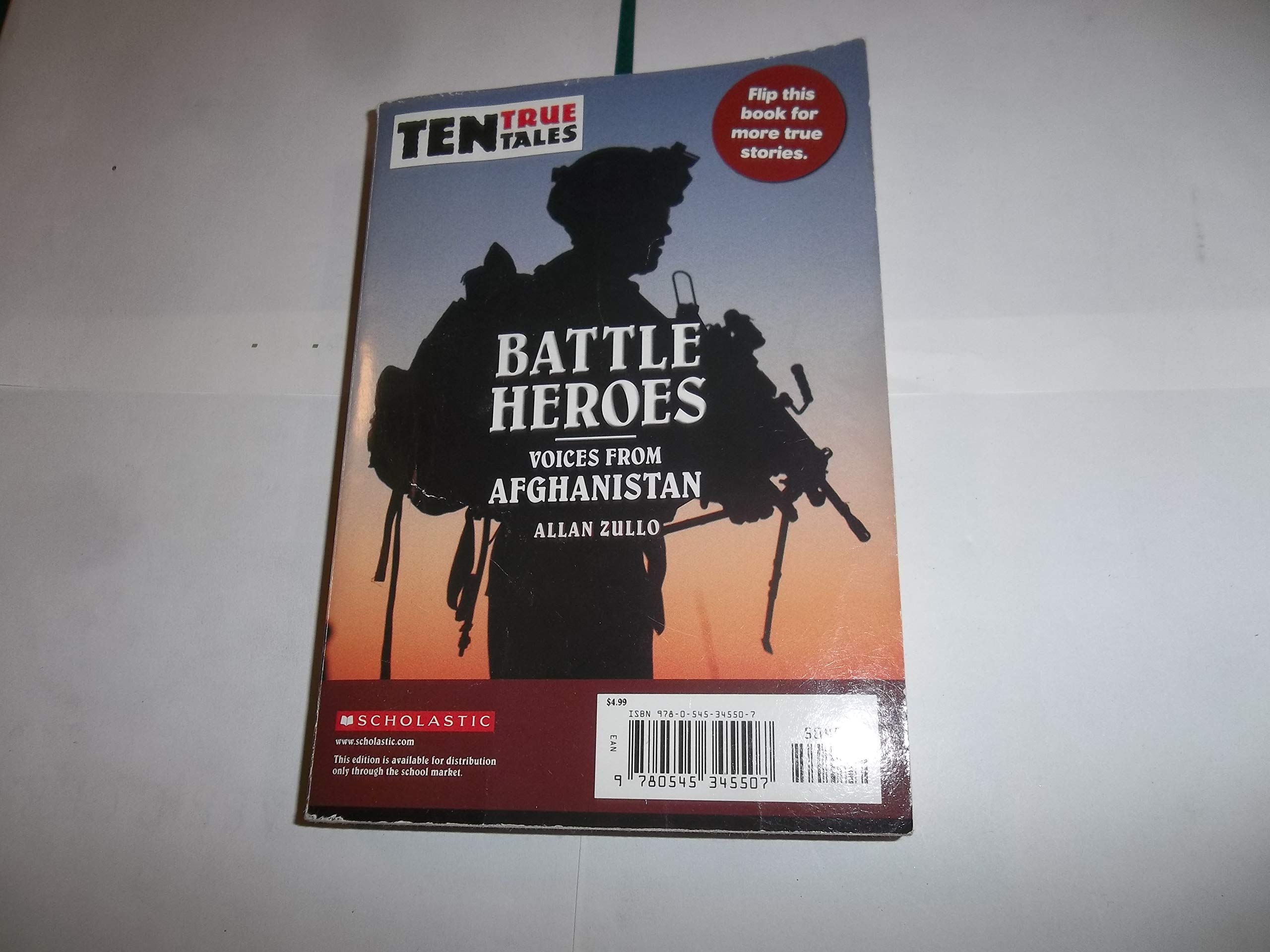 TEN TRUE TALES BATTLE HEROES VOICES FROM AFGANISTAN by Allan Zullo ...