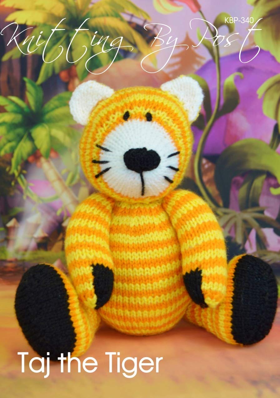 Kindle Edition Knitting Pattern Taj the Tiger Soft Toy. Quick, Easy ...