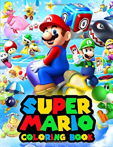 Super Mario Coloring Book: Ideal Gift For Those Who Love Super Mario ...
