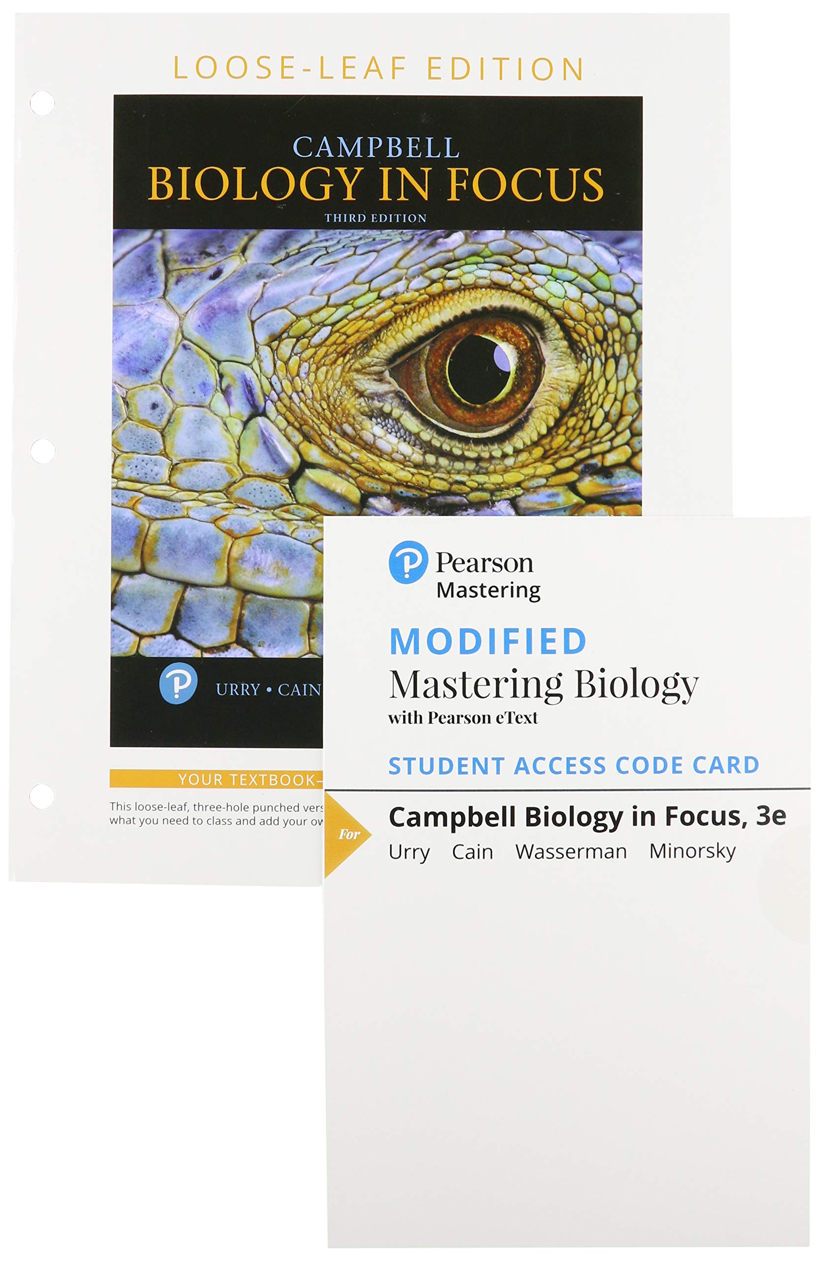 Campbell Biology in Focus [with eText & Modified Mastering Biology Access Code] by Lisa A. Urry ...