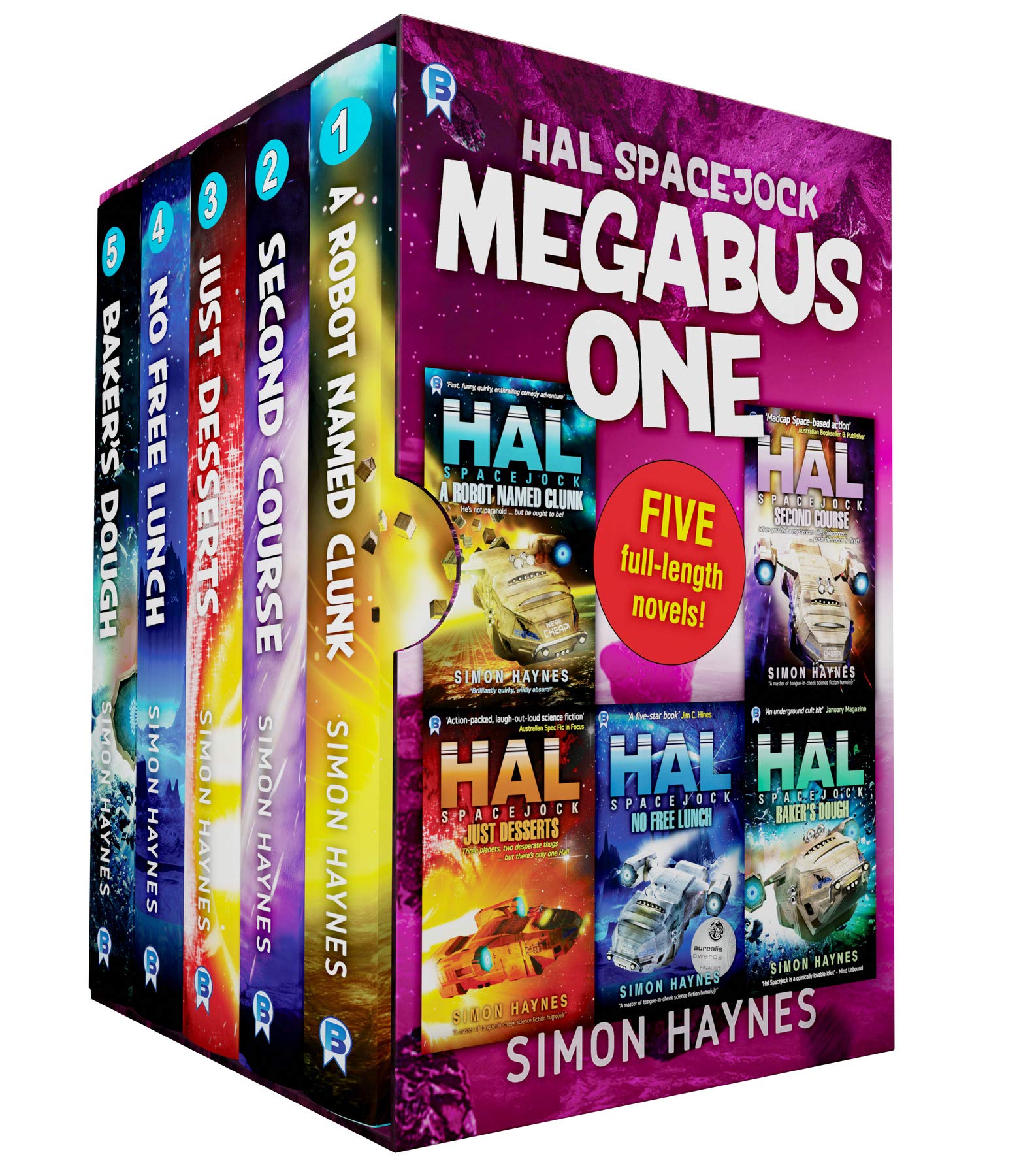 Hal Spacejock Megabus One: Books 1-5 in the Hal Spacejock series plus ...