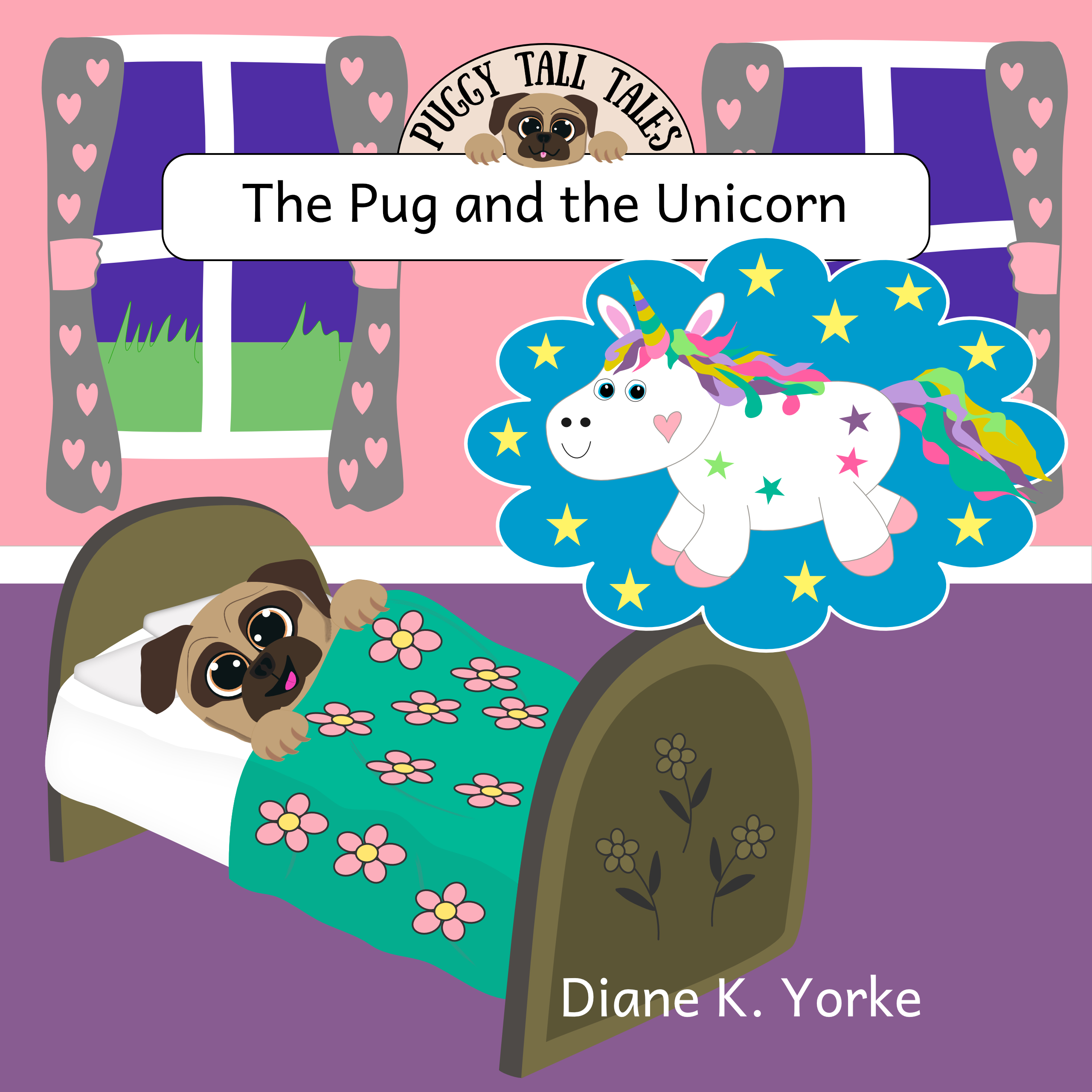The Pug and the Unicorn (Puggy Tall Tales, #1) by Diane K. Yorke ...