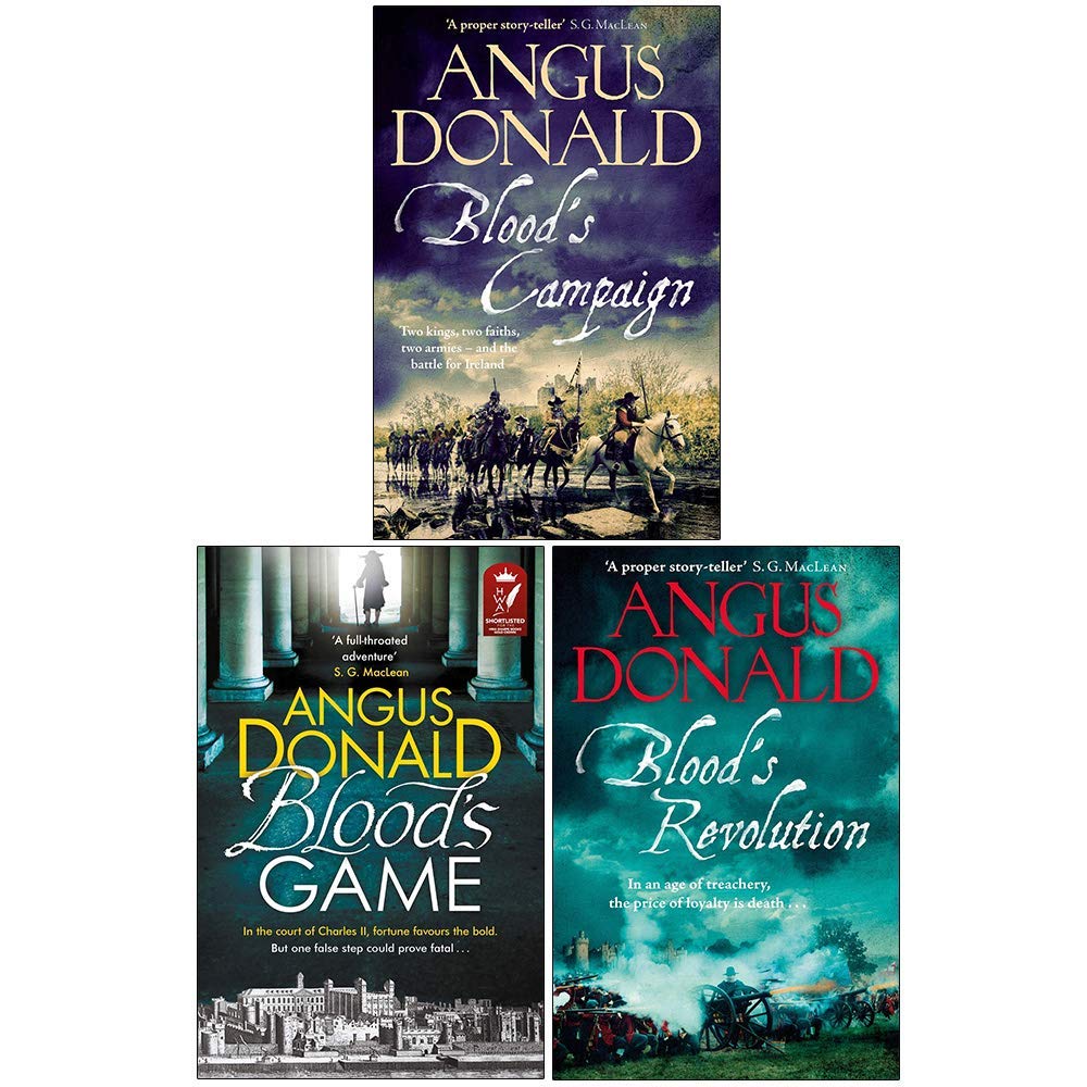 Holcroft Blood Series 3 Books Collection Set By Angus Donald by Angus ...