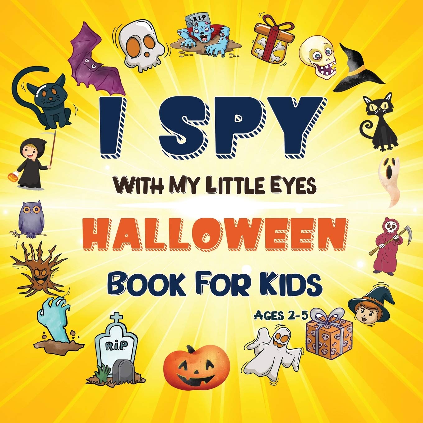 I Spy Halloween Book: A Fun Halloween Activity Book For Preschoolers ...