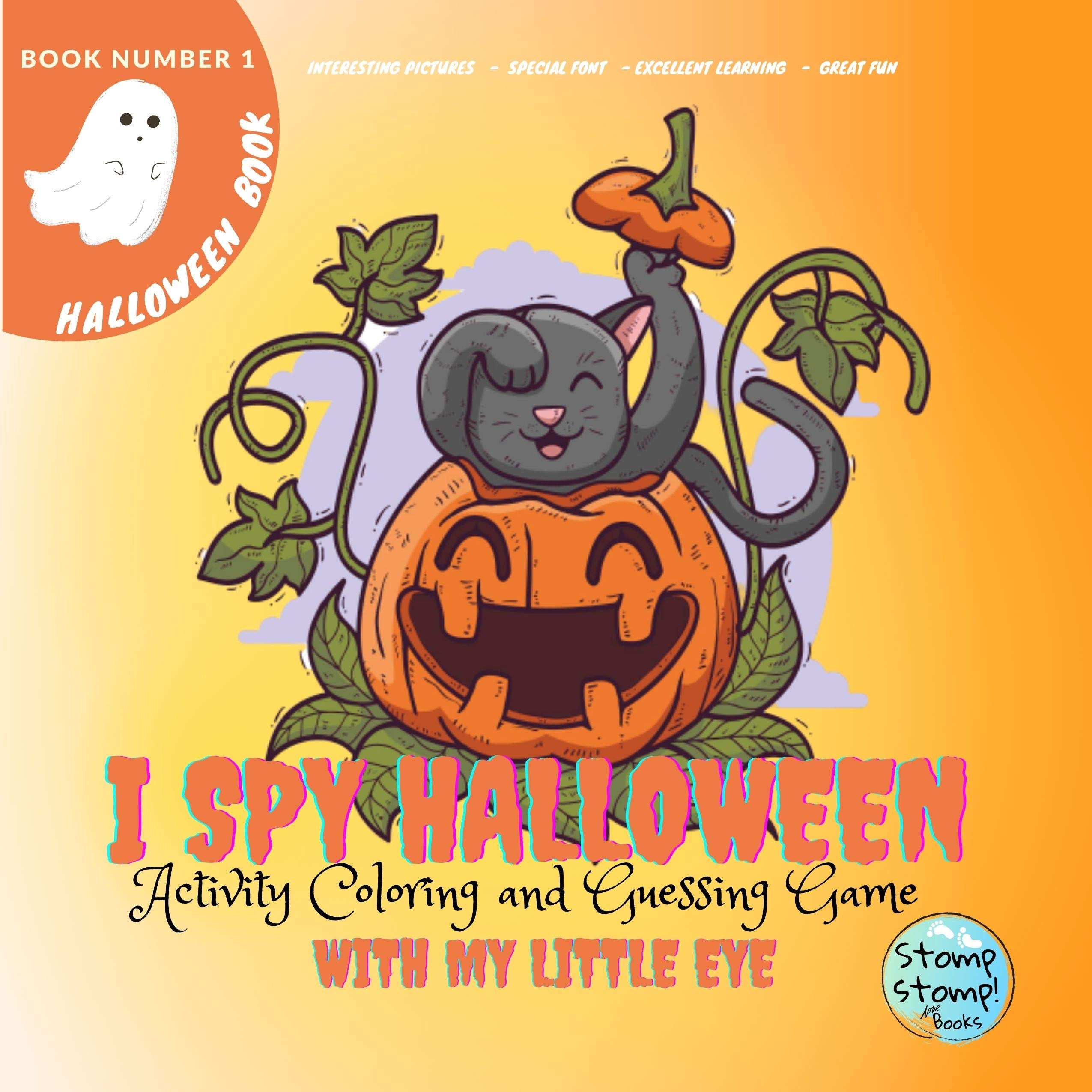 I Spy With My Little Eye Halloween Book: Happy Activity and Guessing ...