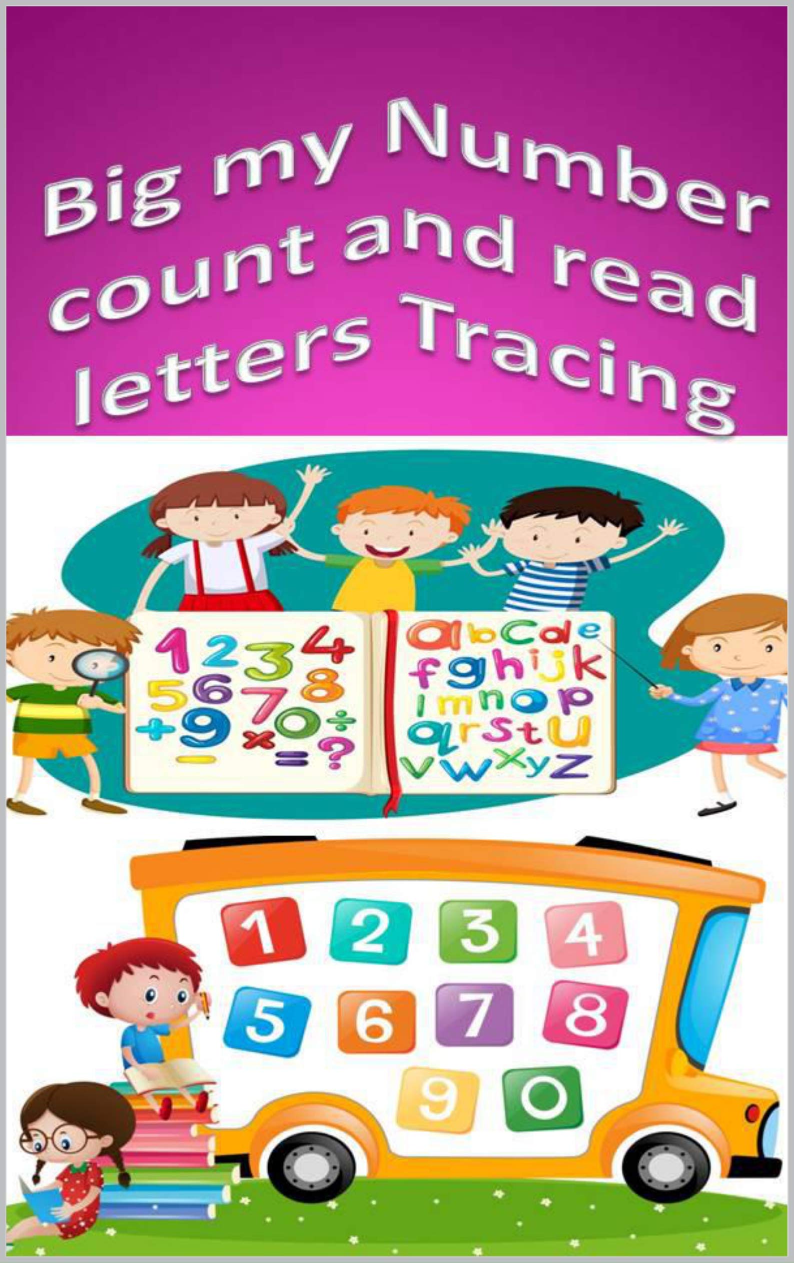 Big my first book count Number and letters Tracing: Math Activity Book3 ...