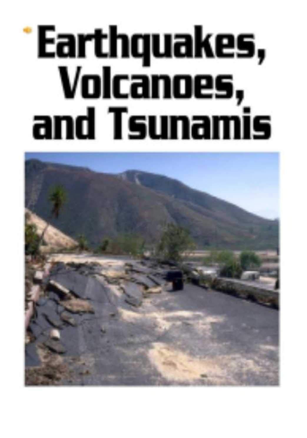 Earthquakes Volcanoes and Tsunamis: kids books ages 3-5 by Sam ...