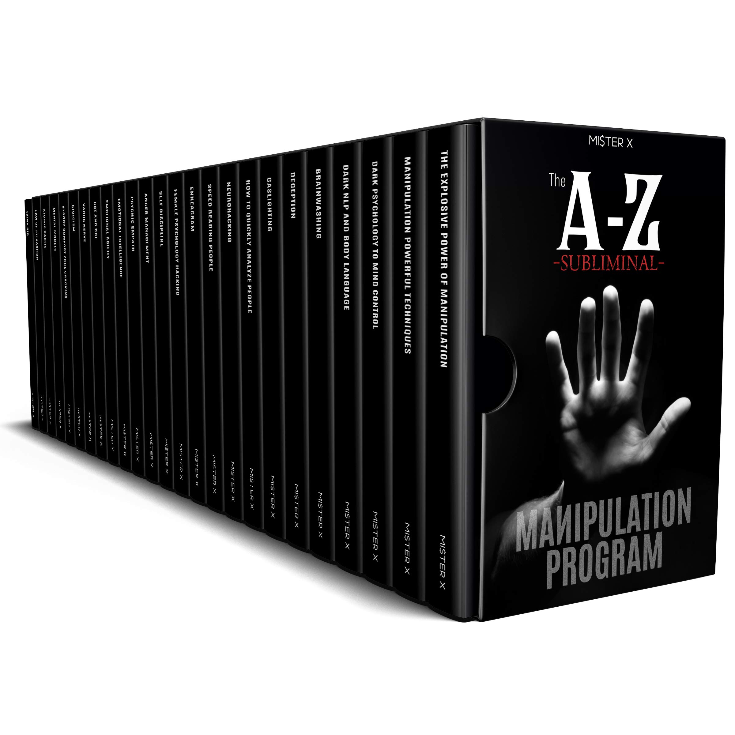 THE A-Z SUBLIMINAL MANIPULATION PROGRAM [25 BOOKS IN 1]: Revealed 1000 ...