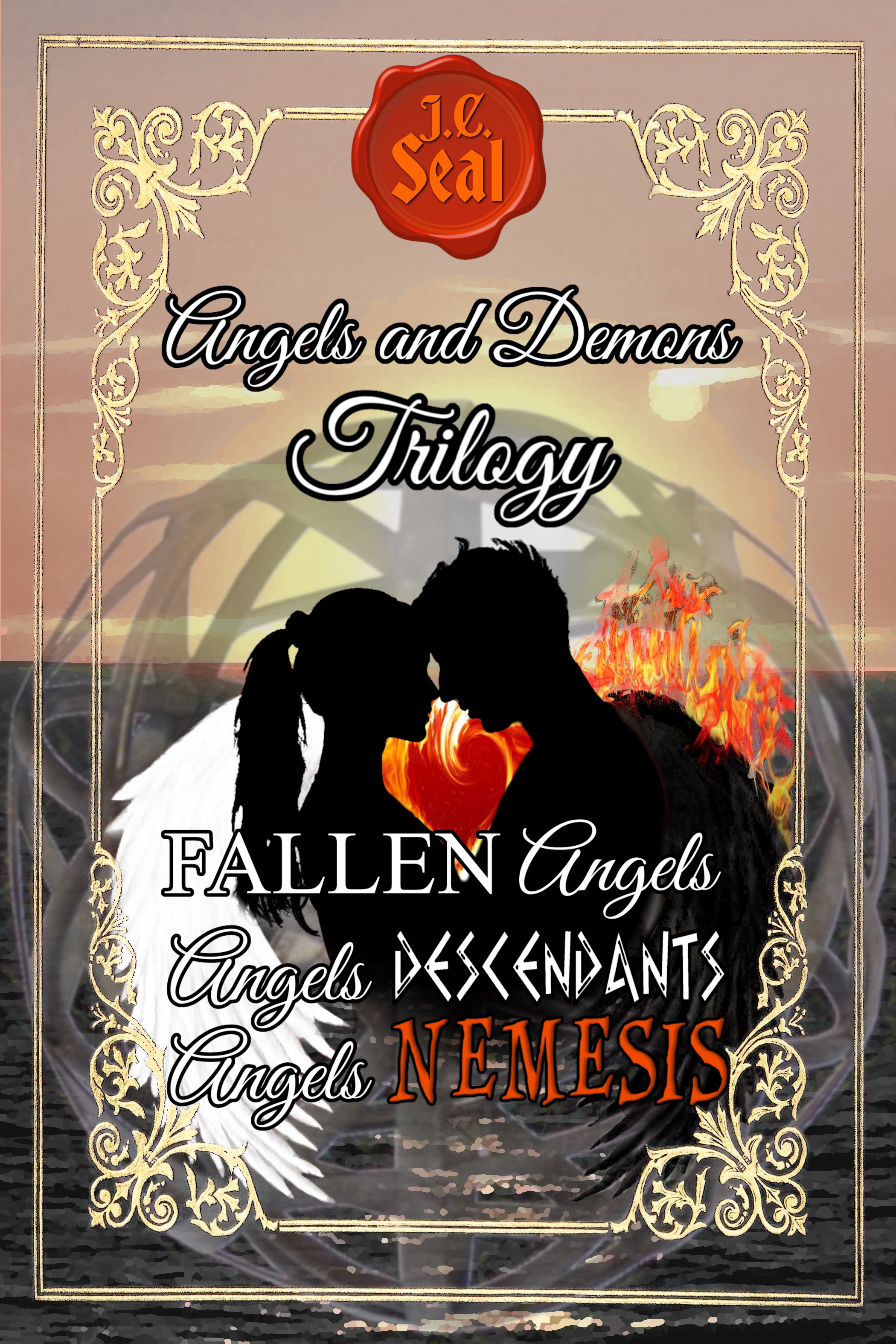 Angels and Demons Trilogy: 1. FALLEN Angels; 2. Angels DESCENDANTS; 3 ...