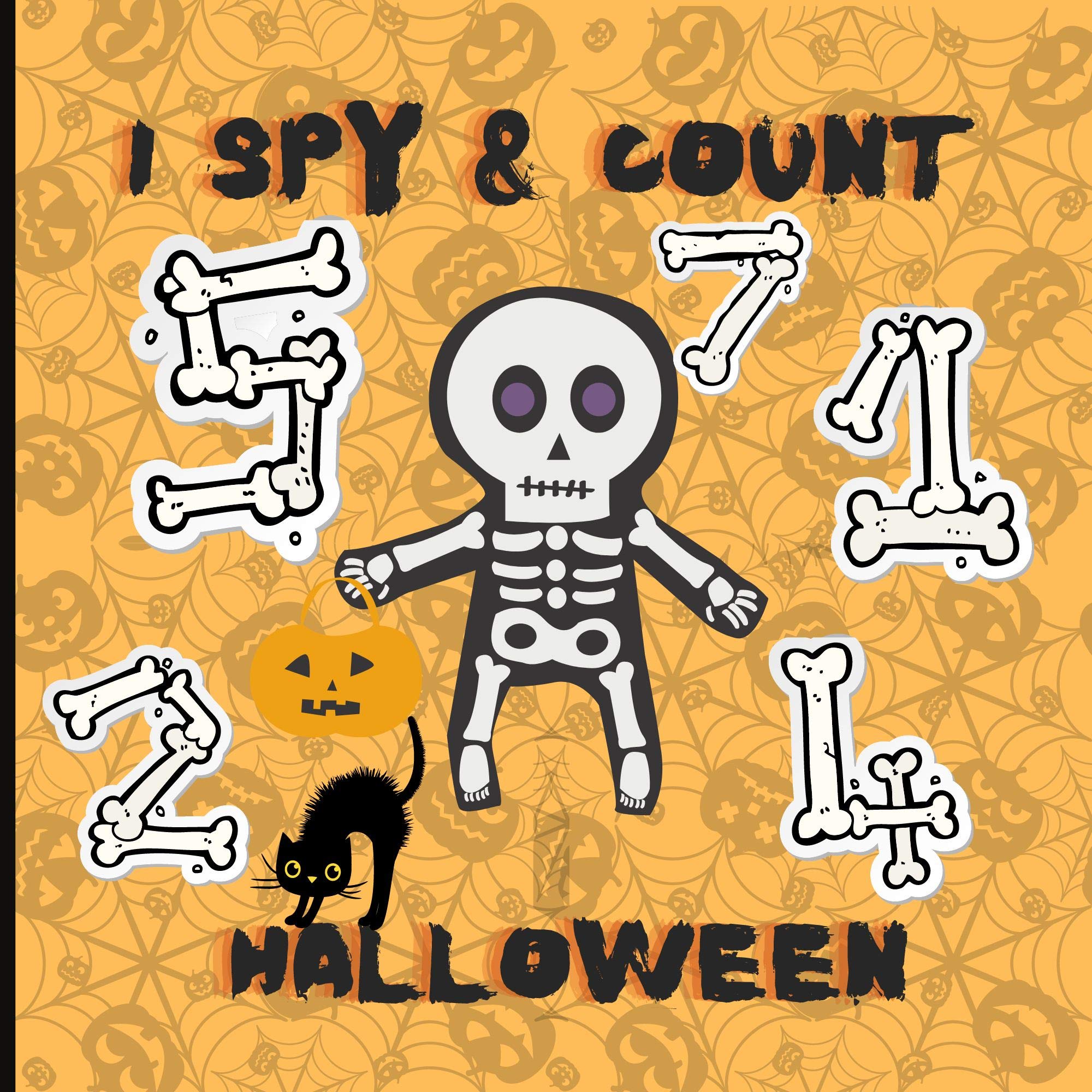 I Spy & Count Halloween: Fun Numbers Activity Book to count the ...