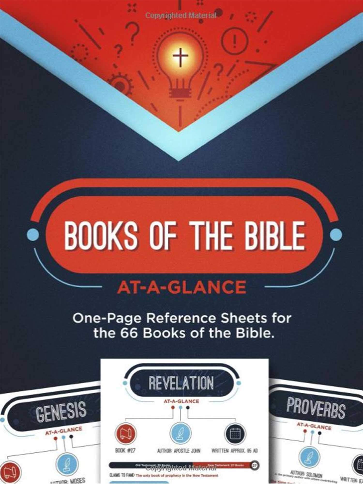At-A-Glance Books of the Bible Reference Sheets by Mary Kate Warner ...