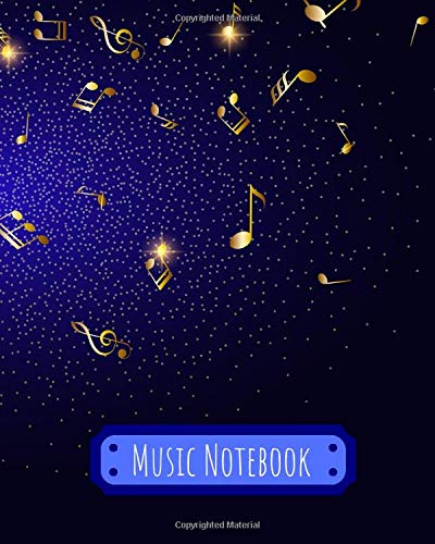 Music Notebook: Manuscript Music Notation Paper - Blank Staff Paper ...