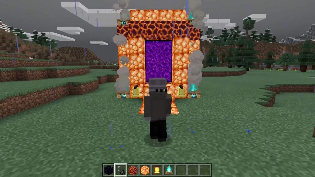 Minecraft How To Make A Portal To The Sans Undertale Dimension In ...