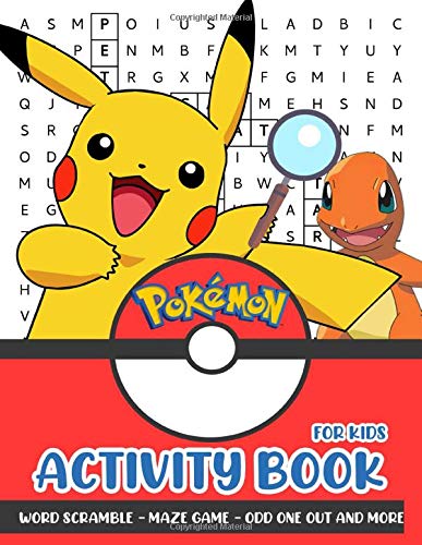 Pokemon Activity Book For Kids: Explore The Essential Activity Book For ...