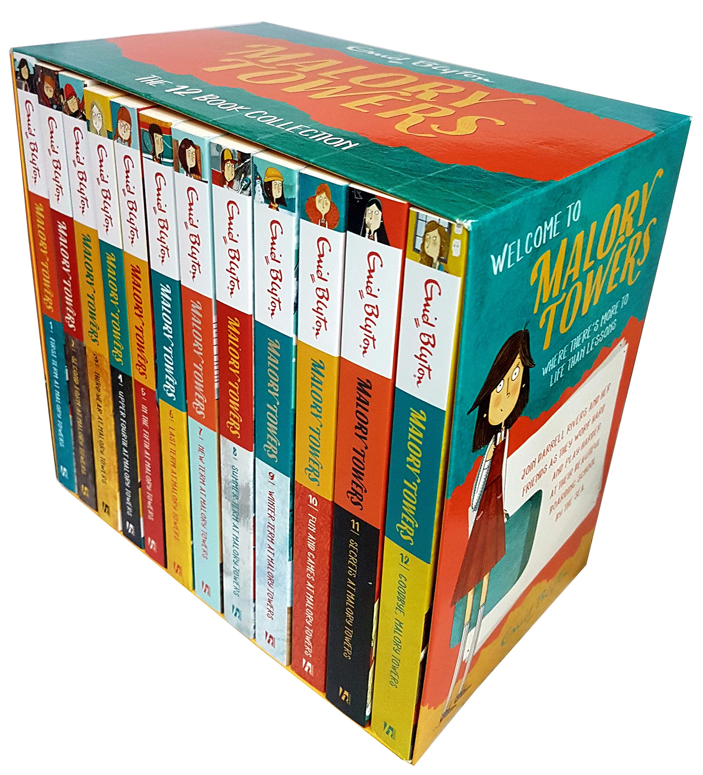 Enid Blyton Malory Towers Series 1-12 Books Collection Set by Enid ...