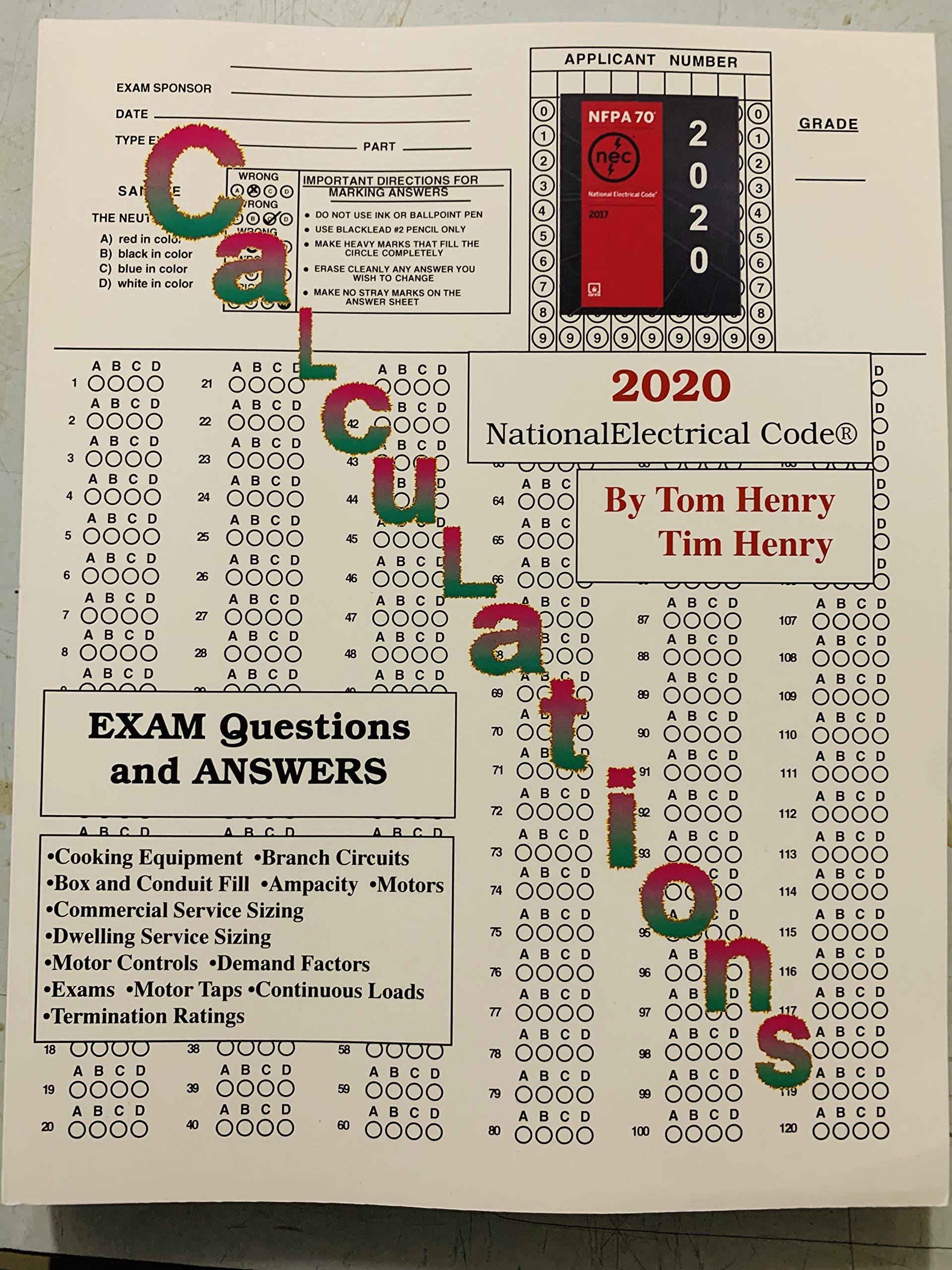 2020 Calculations for the Electrical Exam by Tom Henry by Tom Henry ...
