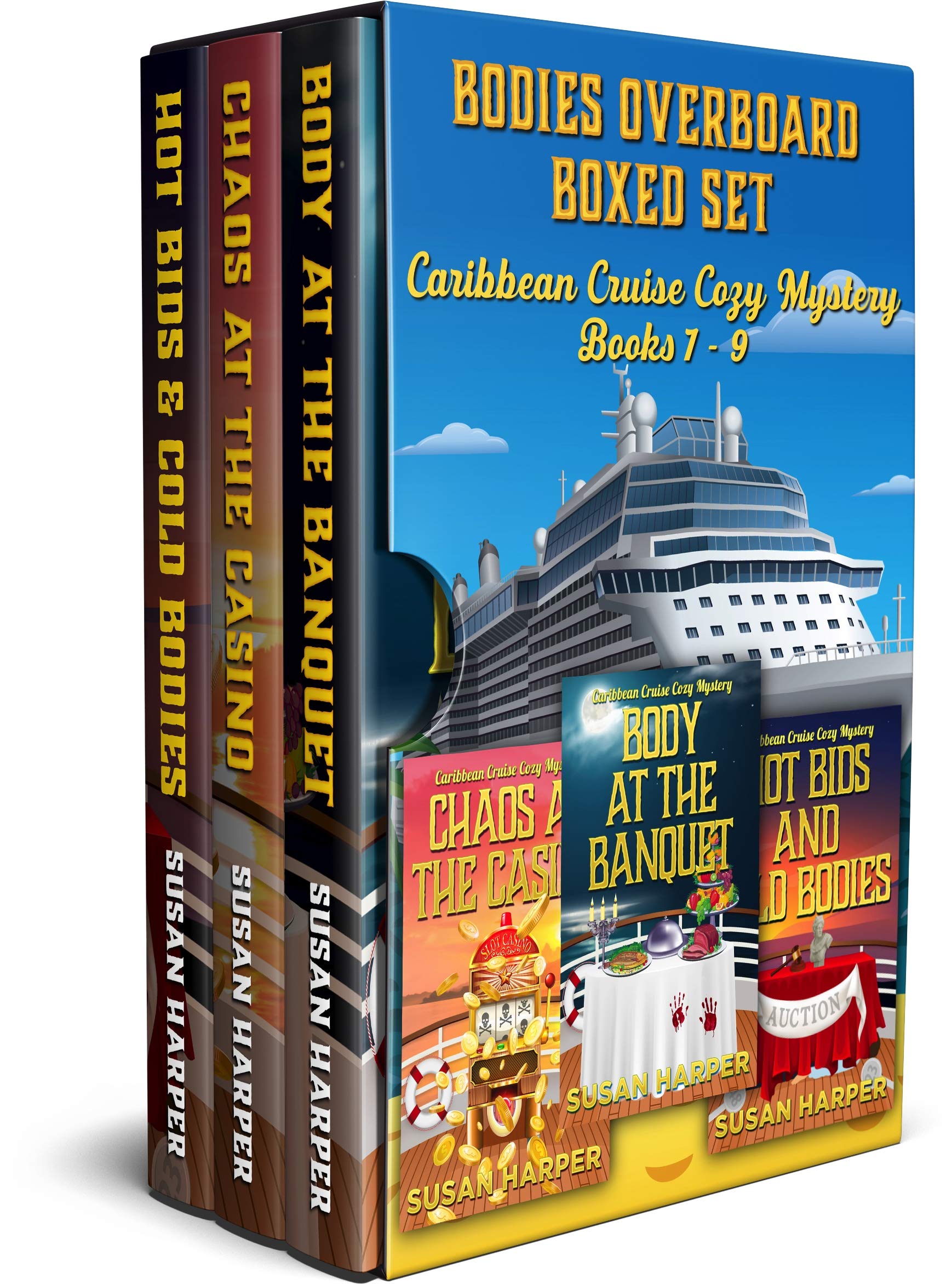 Bodies Overboard Boxed Set: Caribbean Cruise Cozy Mystery, Books 7 - 9 ...