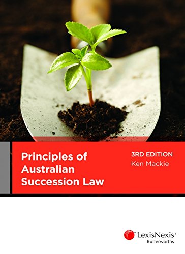 Principles of Australian Succession Law by Mackie | Goodreads