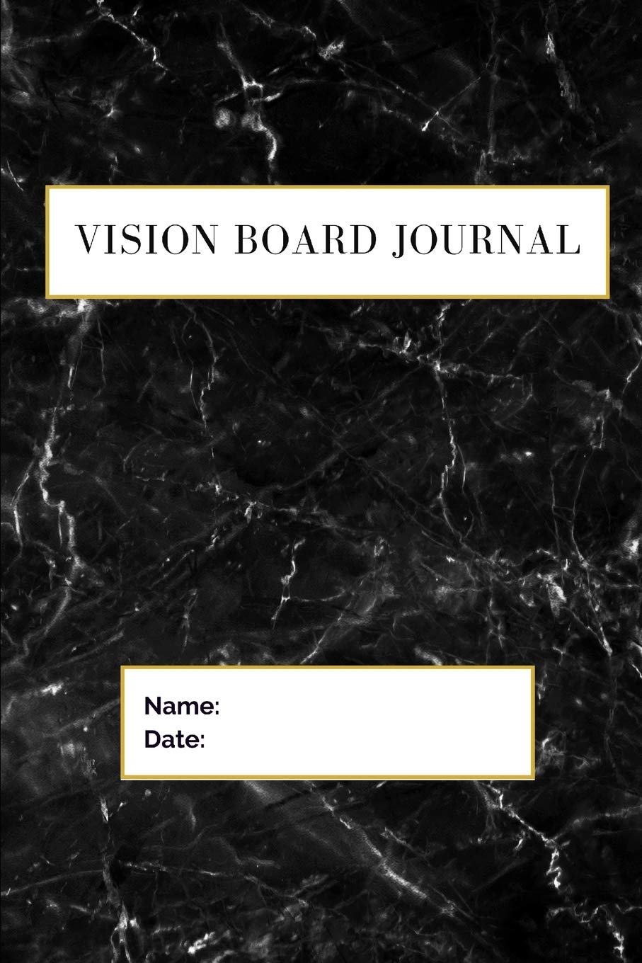 Vision Board Journal: Goal Planner Book For Adults , 6" X 9" , 100 ...