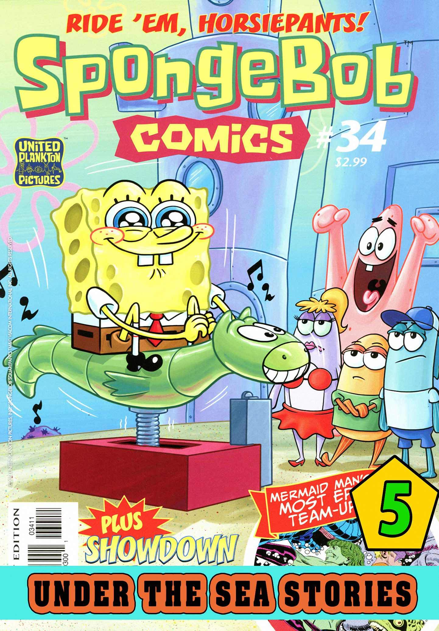 Spongebob Under Sea Stories: Collection 5 Funny Comics Of SquarePants ...