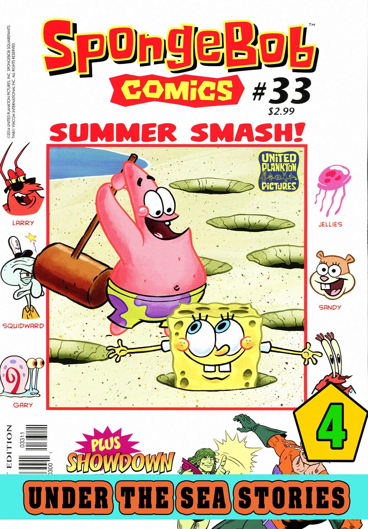 Spongebob Under Sea Stories: Collection 4 Funny Comics Of SquarePants ...